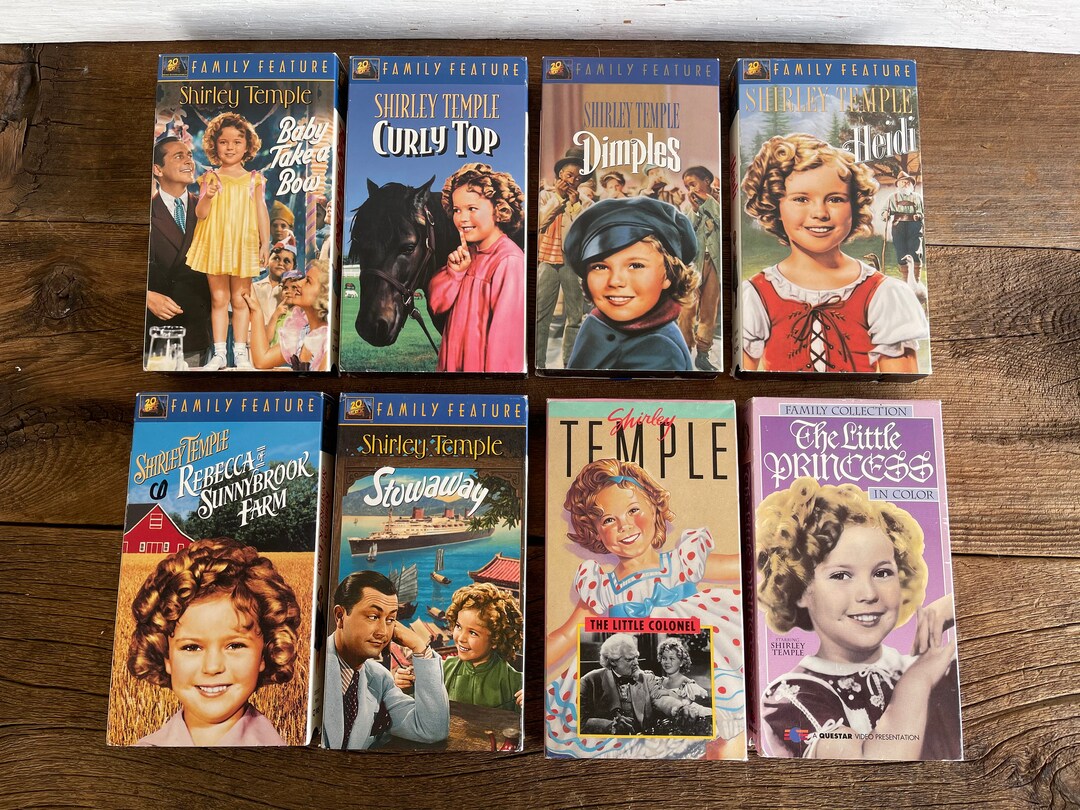 Vintage Shirley Temple VHS Tape // Sold Individually // Colorized ...