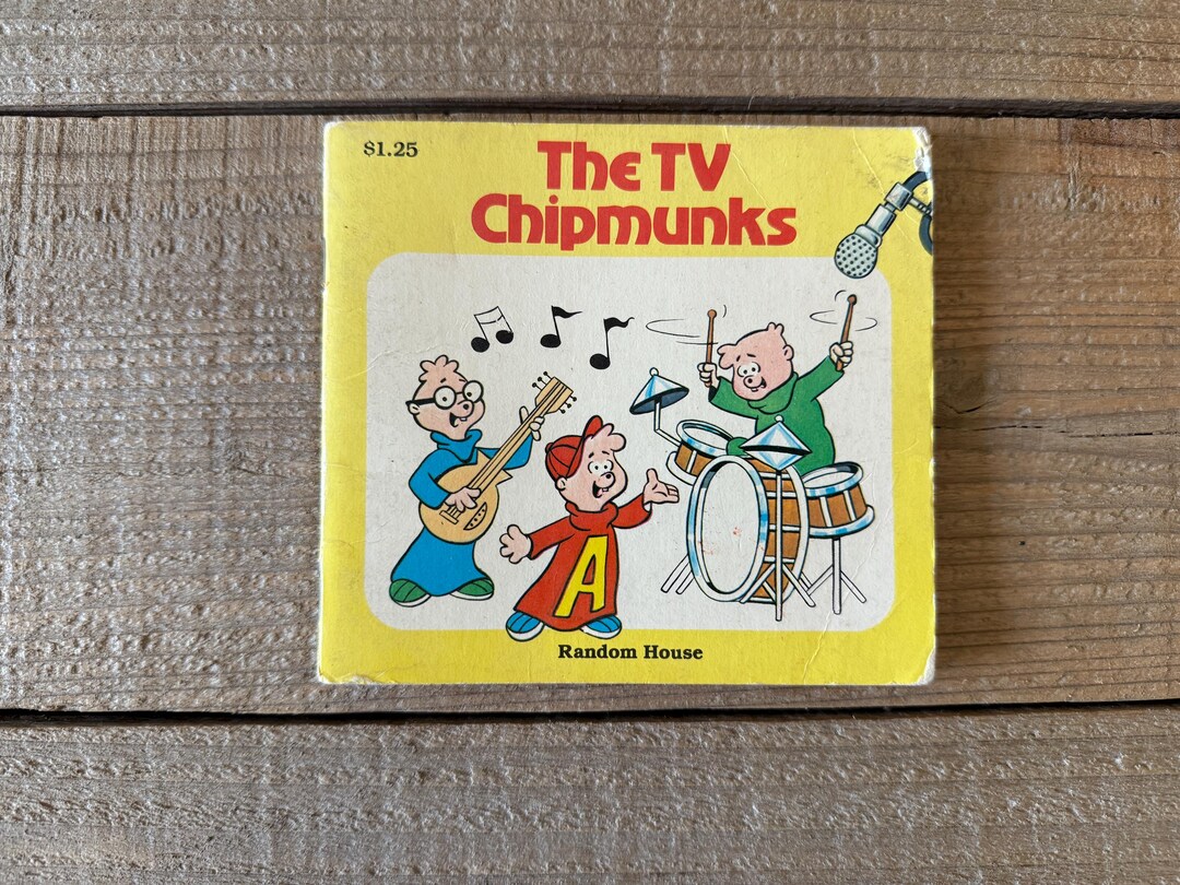 The TV Chipmunks // Alvin & the Chipmunks // 1983 Random House // Mini ...