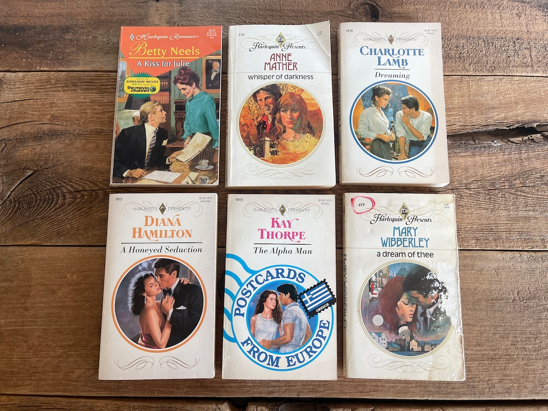 Vintage Harlequin Romance Novels // You Choose // White Covers - Etsy