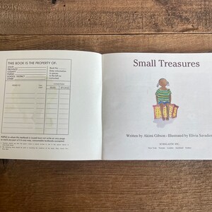 Small Treasures // Akimi Gibson // Vintage Scholastic Book & Cassette ...