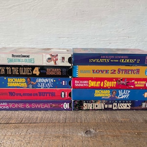 Richard Simmons VHS Movies // Sold Individually // 1980's Aerobic ...