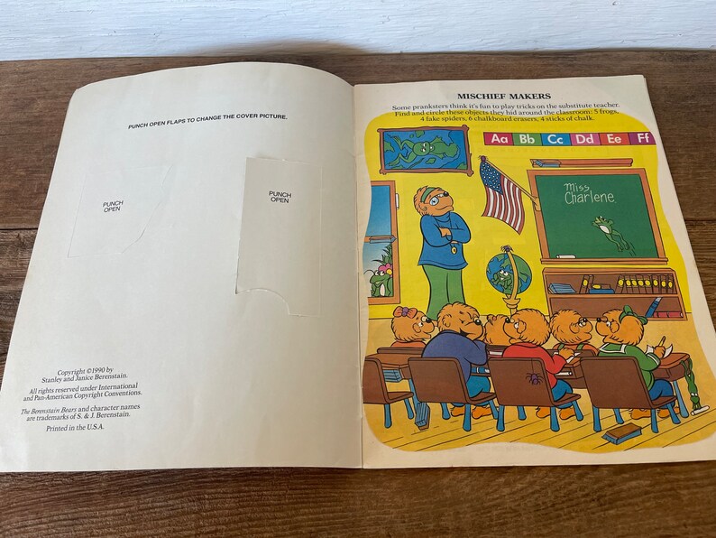 You Choose // the Berenstain Bears' Activity Books // - Etsy