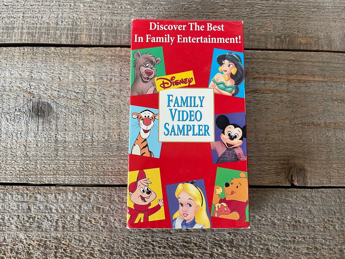 Disney VHS Video // Family Video Sampler // Sing Along // Winnie the ...