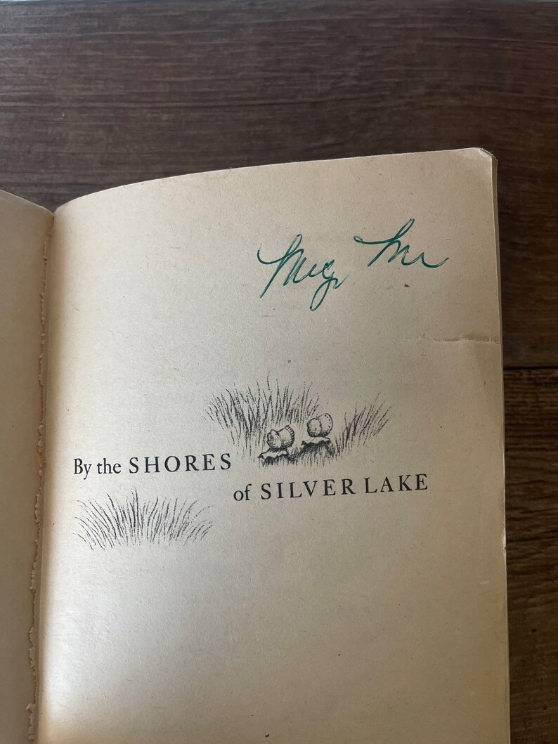 Laura Ingalls Wilder // by the Shores of Silver Lake // Garth - Etsy