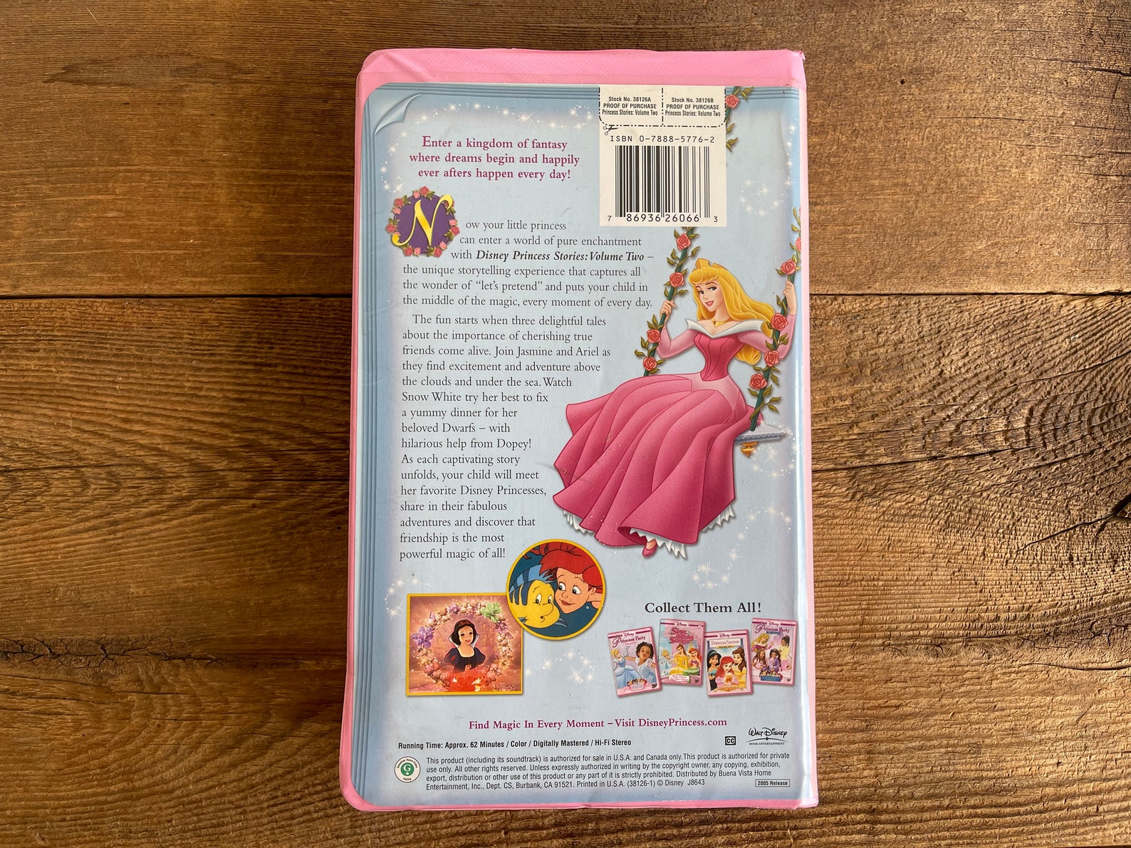 Disney Princess VHS, Princess Stories, Volume Two, Tales of Friendship ...