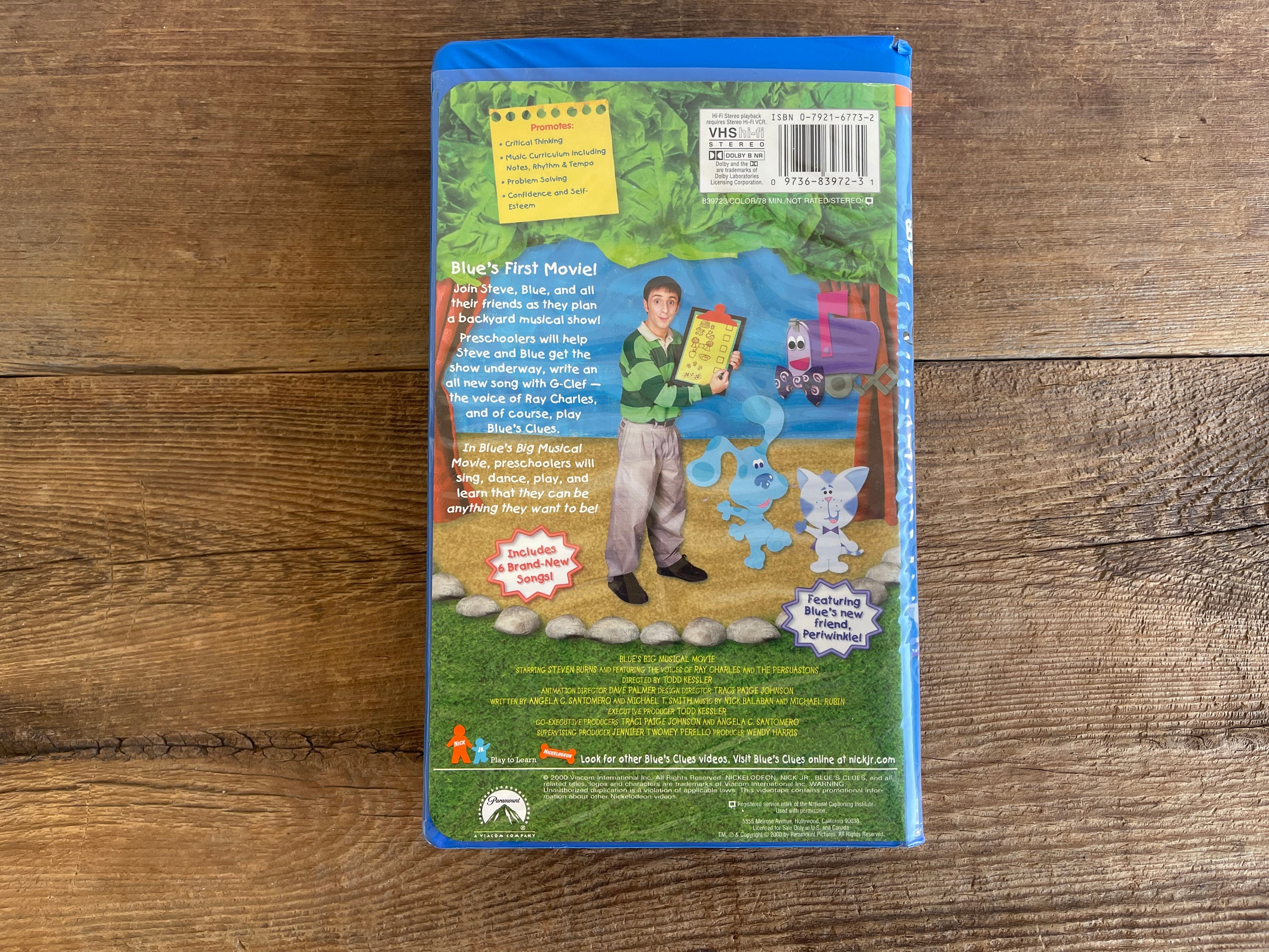 Blues Clues // Blue's Big Musical Movie // Vintage VHS 2000 - Etsy
