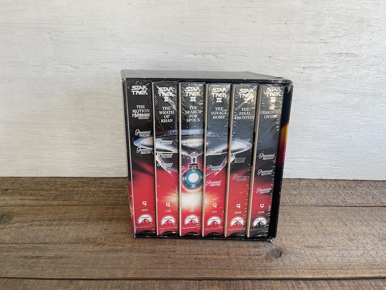 Star Trek the Movie Collection // VHS 6 Tape Set // 1993 Paramount ...