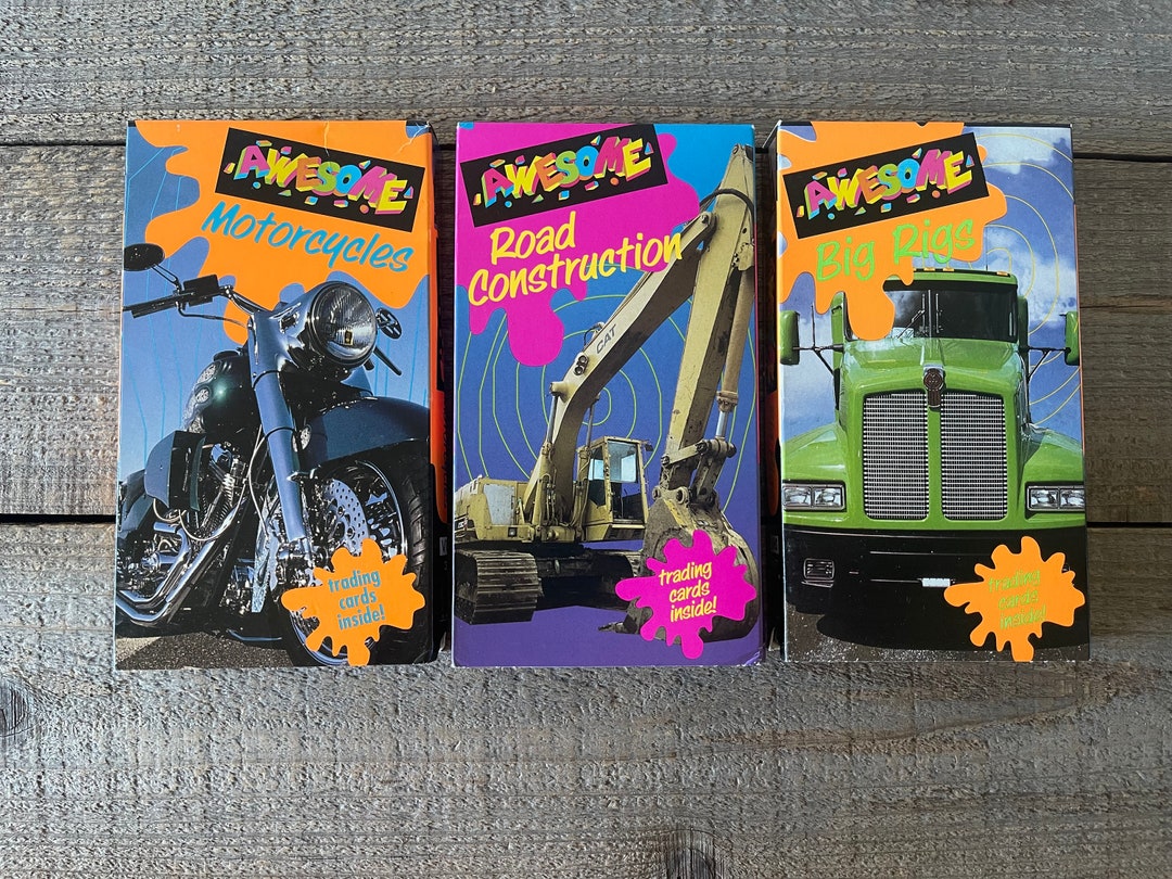 Vintage Kids VHS Movies About Transportation // Awesome Big Rigs ...
