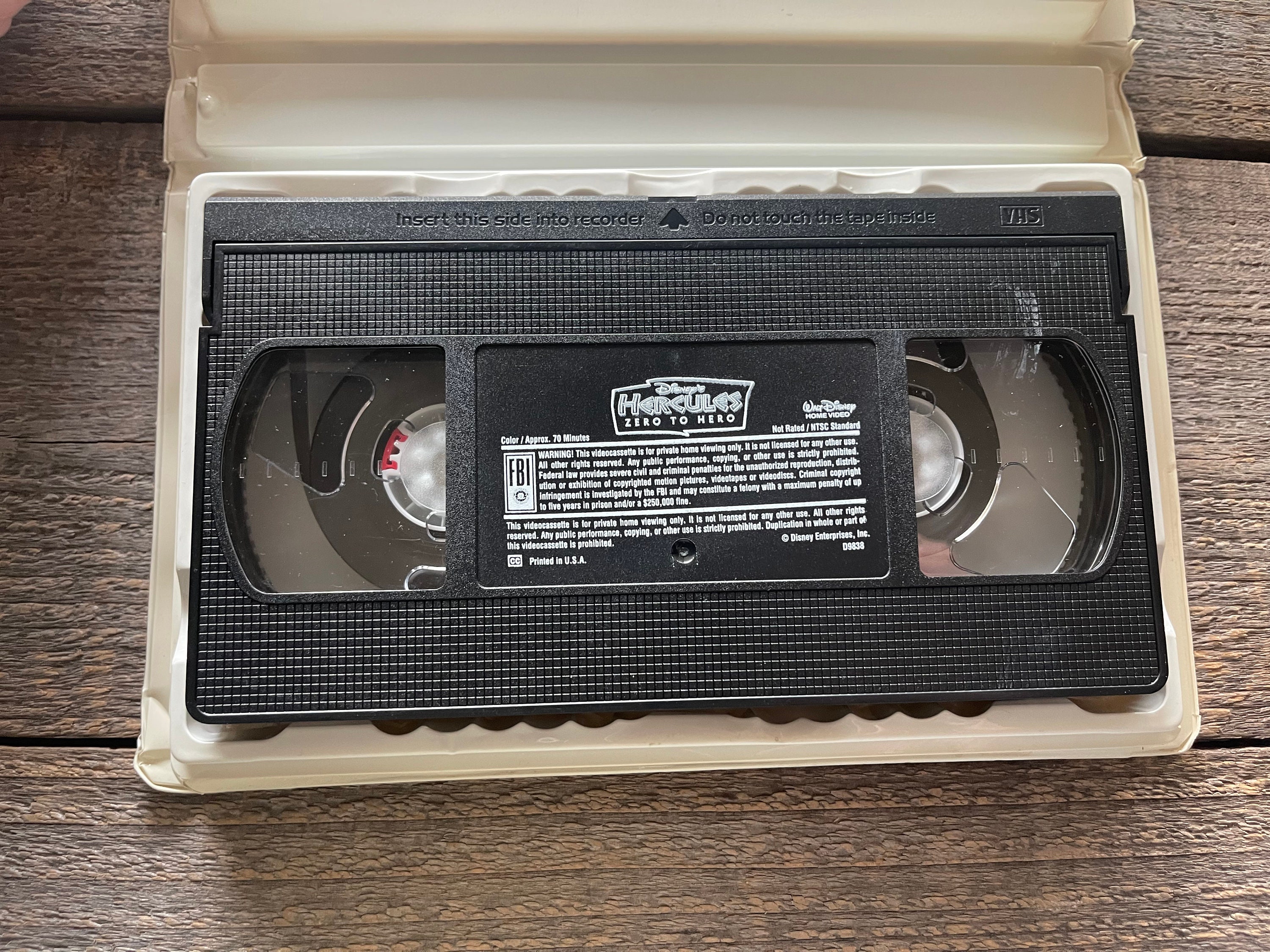 Disney's Hercules: Zero to Hero VHS // Three Superhuman Adventures ...