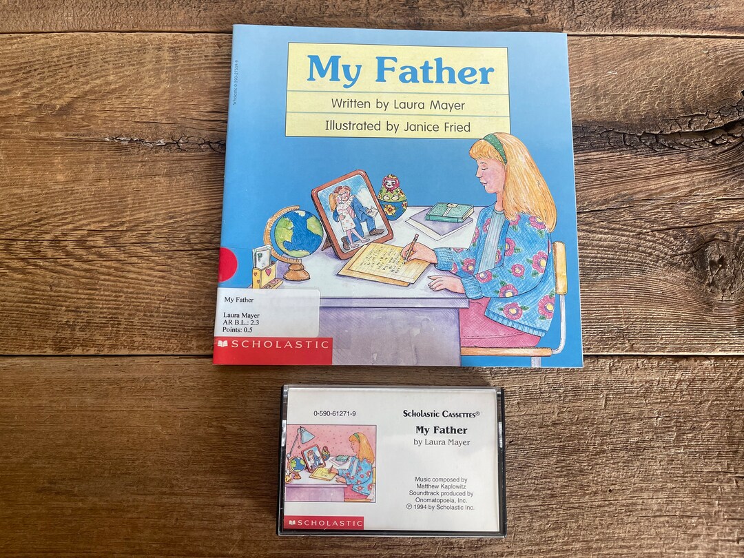 My Father // Laura Mayer // Vintage Scholastic Book & Cassette Tape Set ...