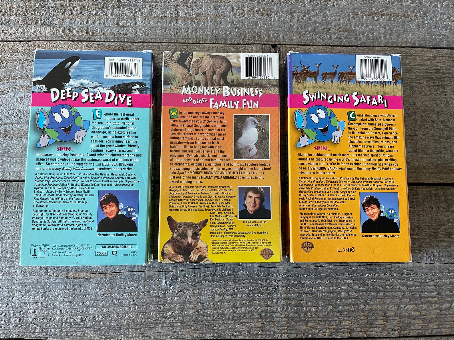 Really Wild Animals VHS Movies // National Geographic Kids Video ...
