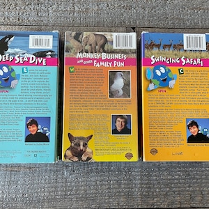 Really Wild Animals VHS Movies // Sold Individually // National ...