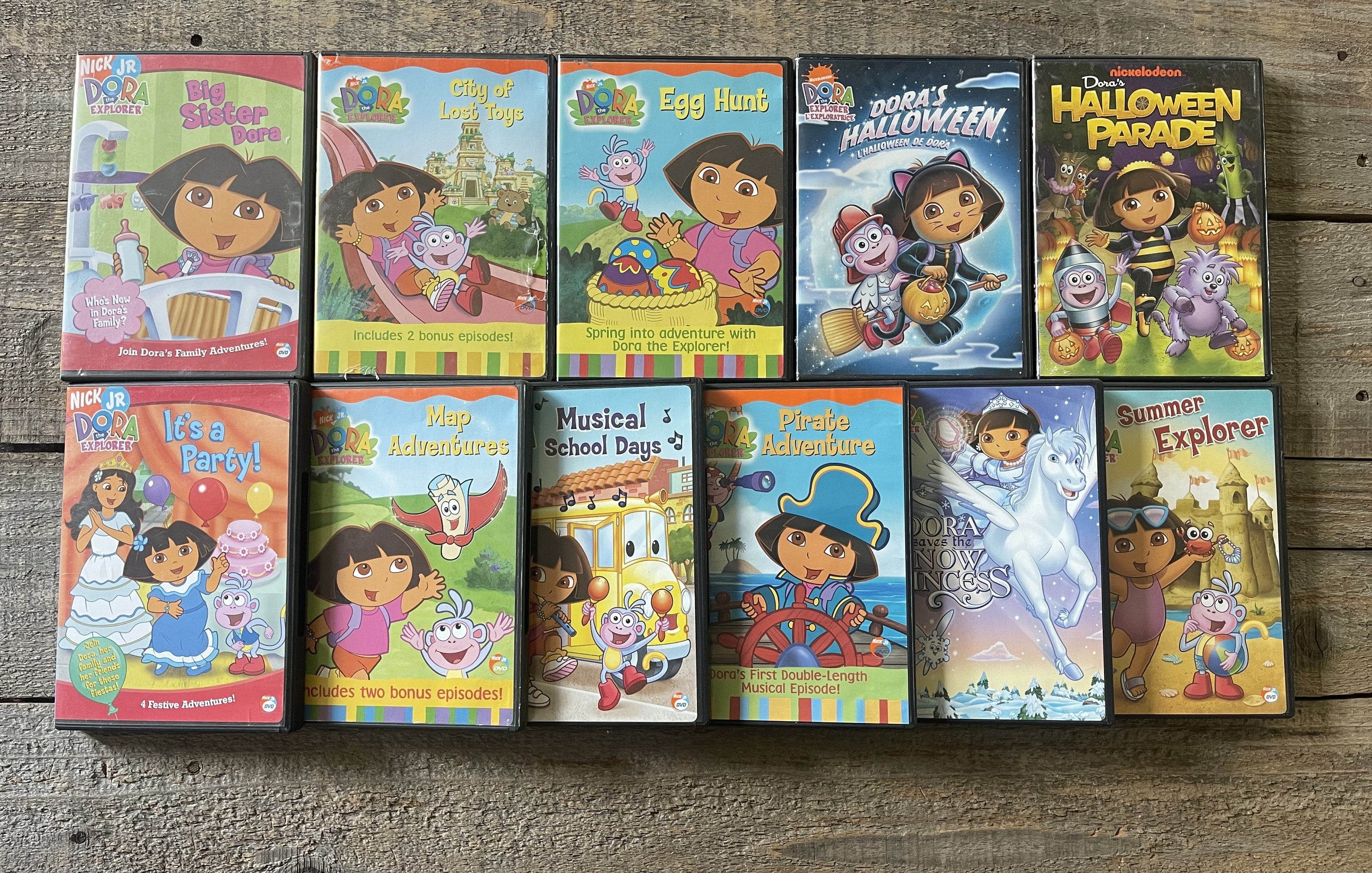 Dora the Explorer Dvds // You Choose // 2000's Nick Jr Kids Show - Etsy UK