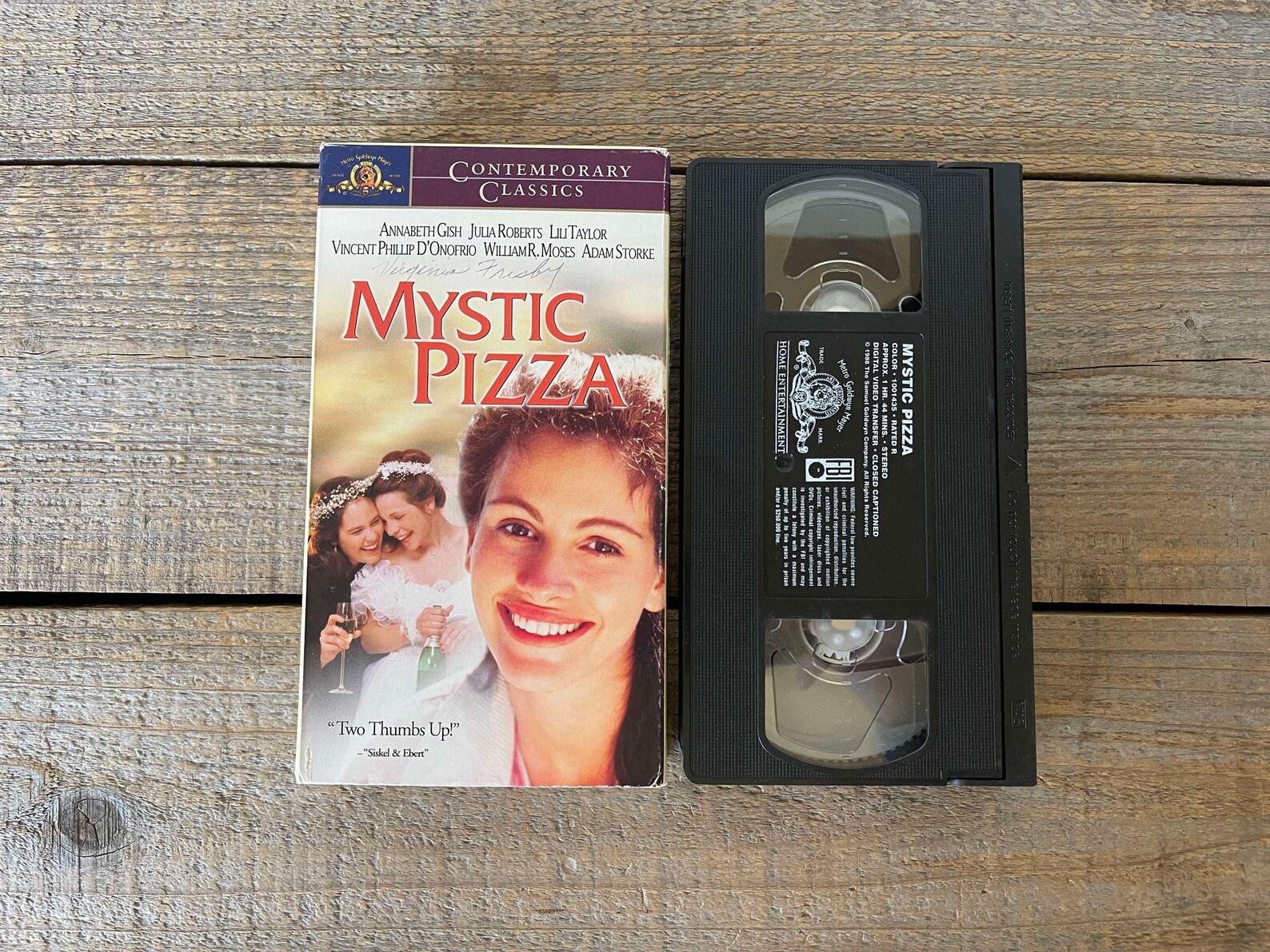 Mystic Pizza // Julia Roberts // Vintage 1988 VHS Movie, 2001 Copy ...