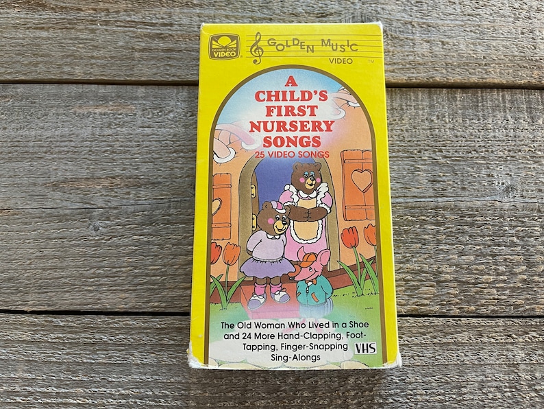 A Child's First Nursery Rhymes VHS // Golden Book Video // 1990 Golden ...