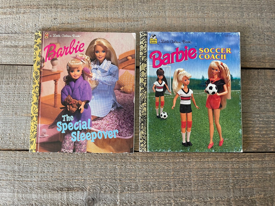Vintage Barbie Golden Books // Set of 2 // the Special Sleepover ...