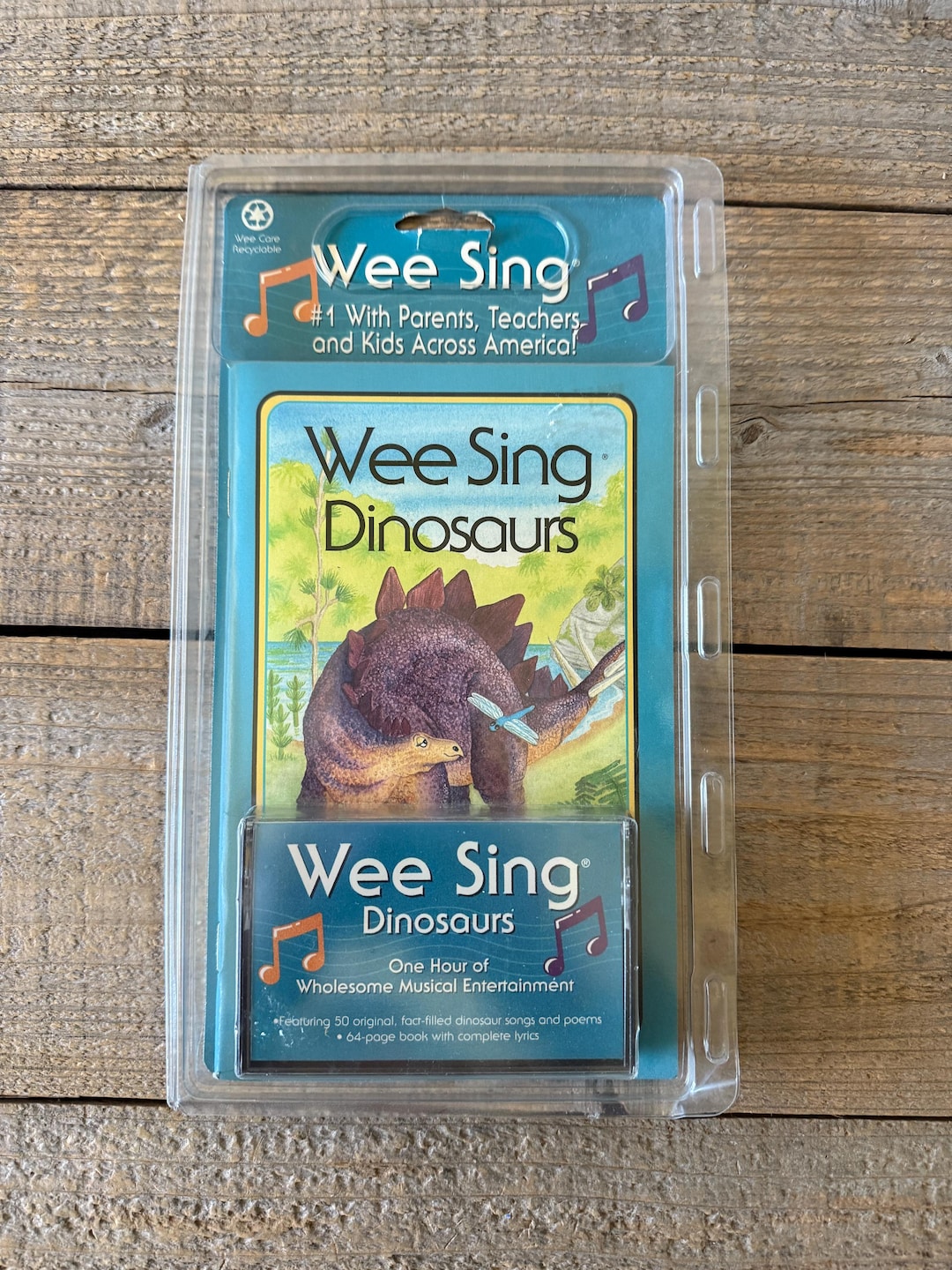 Wee Sing Dinosaurs Book & Cassette Tape Set 1991 SEALED Unopened - Etsy