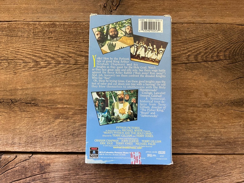 Monty Python and the Holy Grail // 1991 Vintage Comedy VHS // it's Just ...