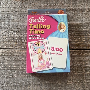 Barbie Telling Time Learning Game Cards // 2004 Mattel // - Etsy