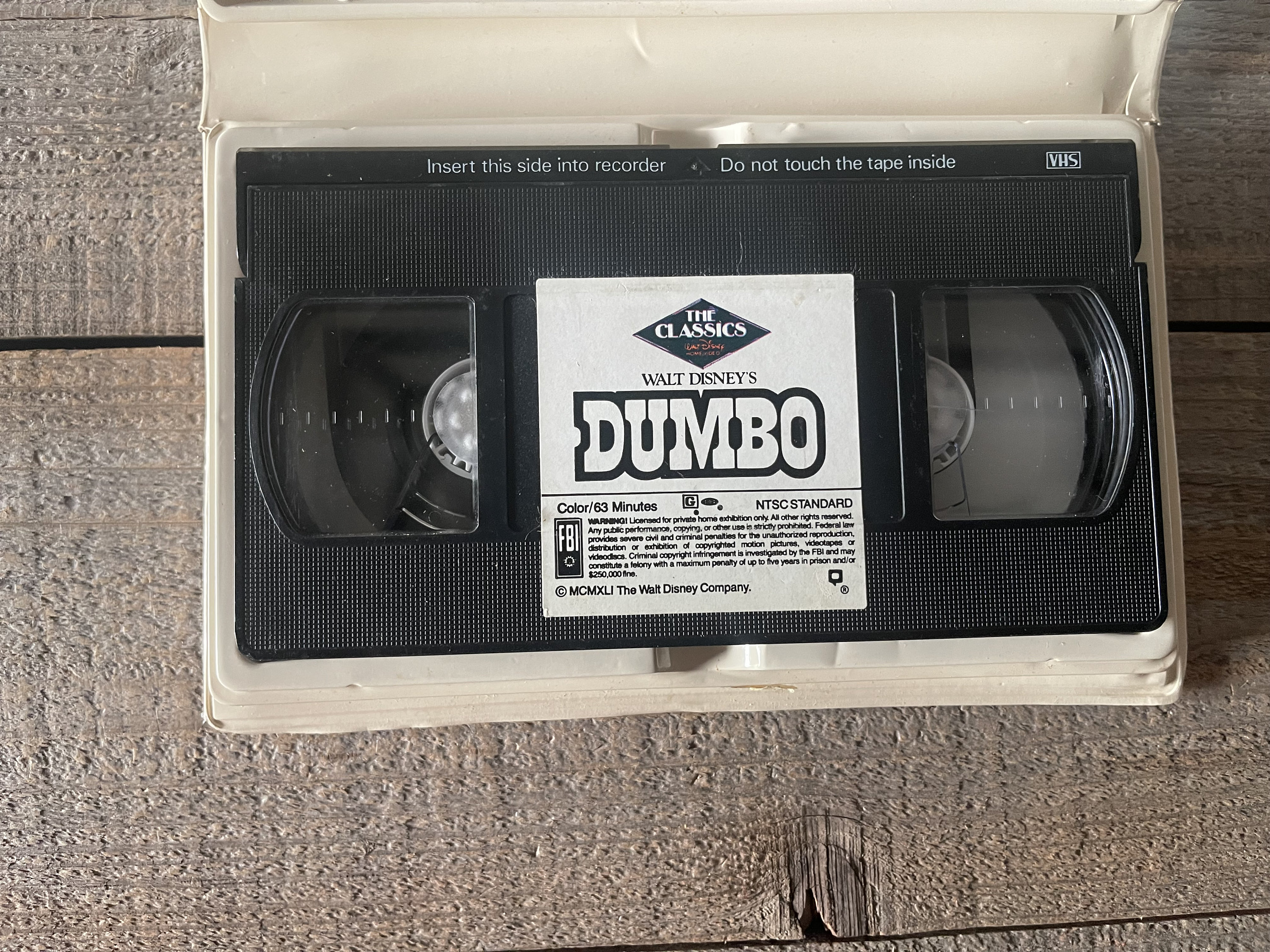 Dumbo Black Diamond Edition Walt Disney // Vintage VHS Movie // Rare - Etsy