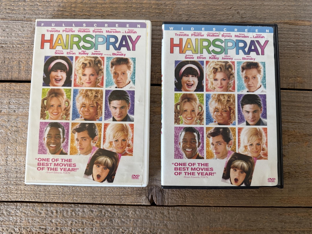 Hairspray DVD // Full or Wide Screen // John Travolta, Amanda Bynes ...