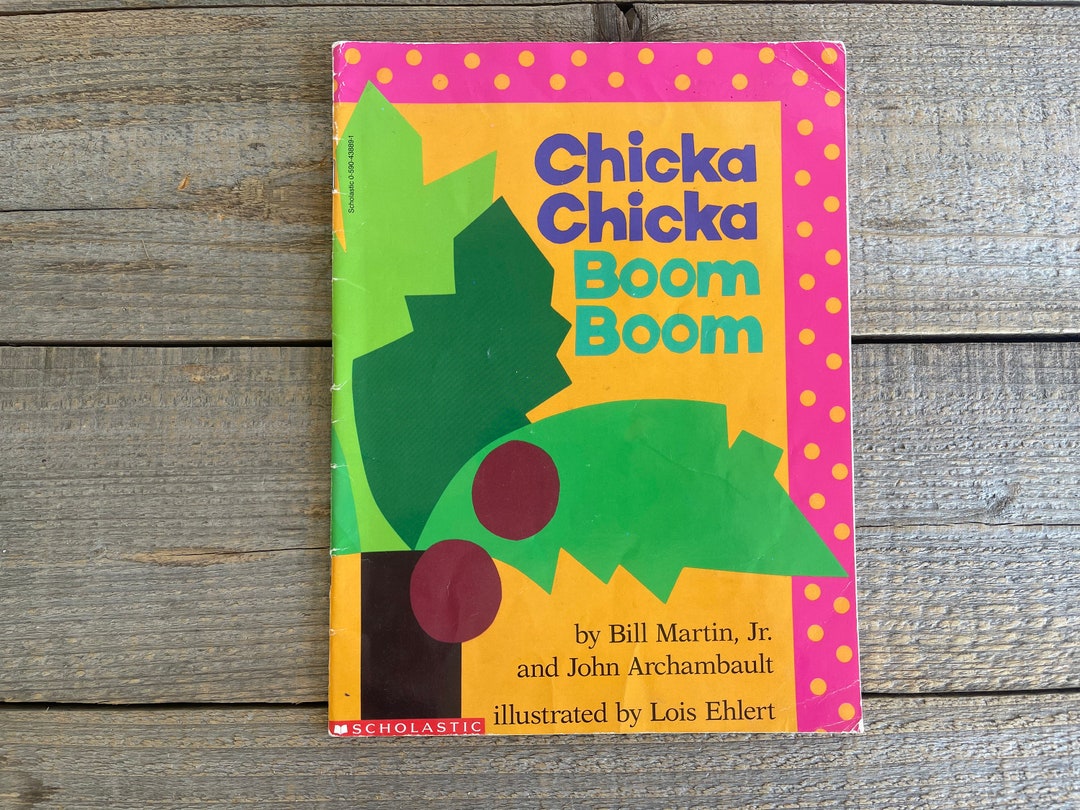 Chicka Chicka Boom Boom // 1991 Scholastic Paperback Book // Bill ...