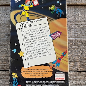 VHS the Magic School Bus Gets Lost in Space // 1995 Scholastic Movie ...