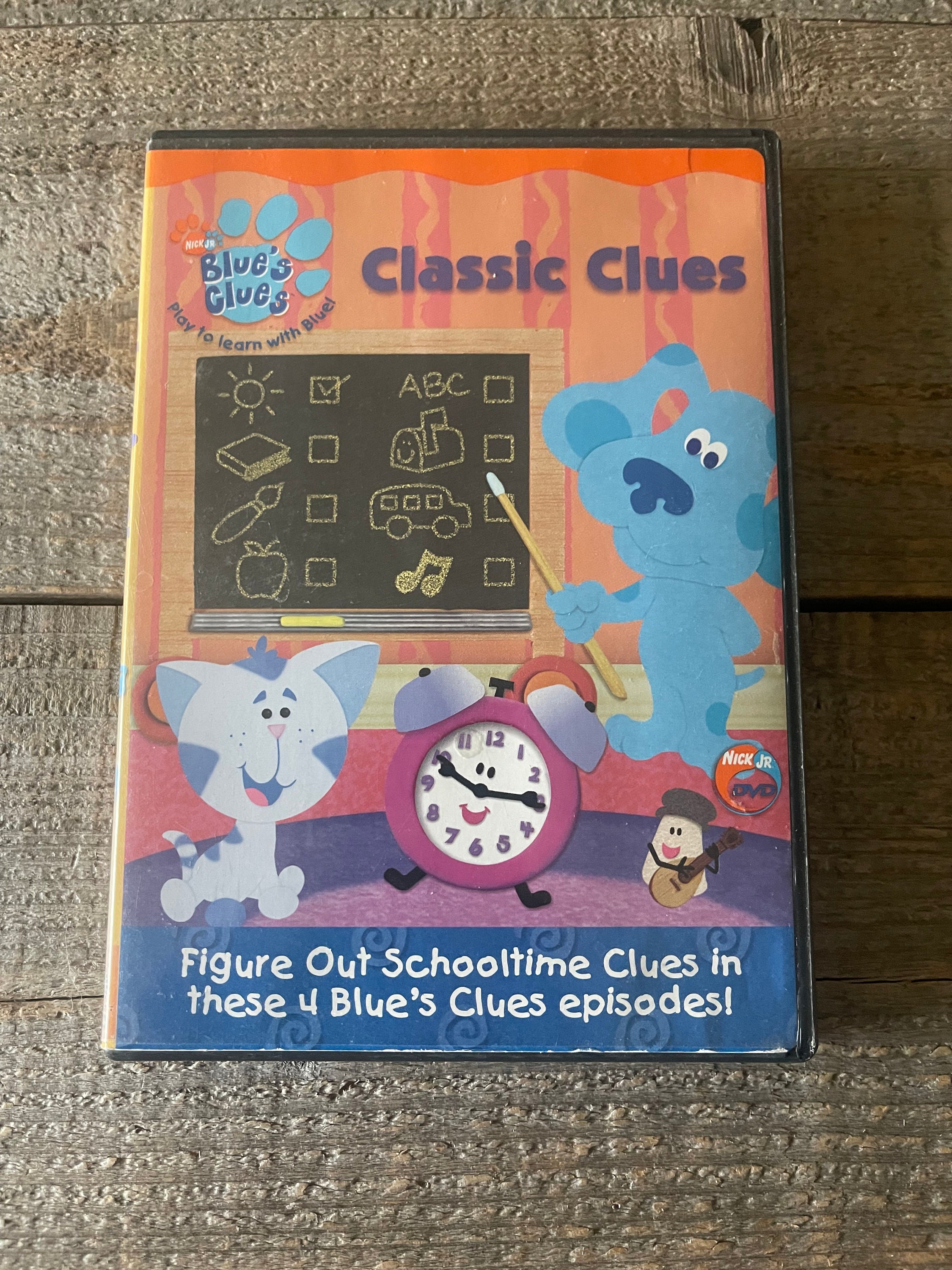 Blue's Clues Dvds // You Choose // Bluestock, Classic Clues or Shapes ...