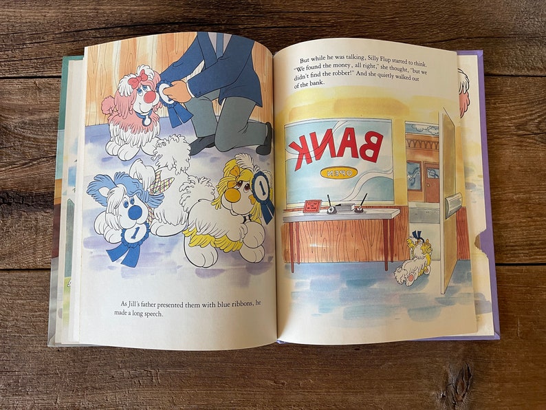 Disney's Fluppy Dogs Book // Fluppy Dogs to the Rescue // 1986 Golden ...