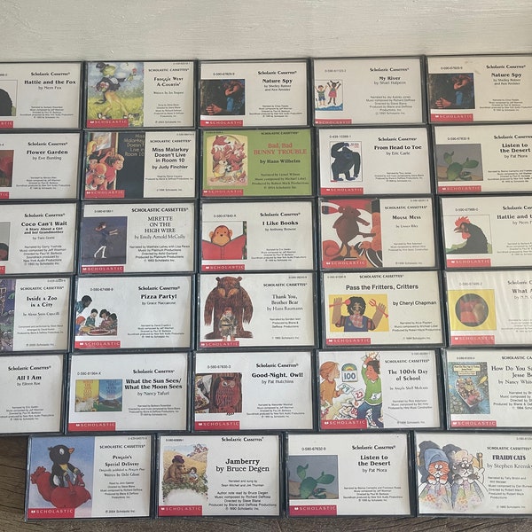 Scholastic Books on Cassette Tape - Etsy