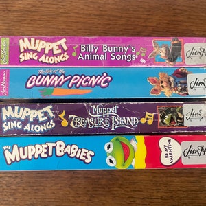 Muppets VHS Movies // Sold Individually // Jim Henson // Muppets Sing ...