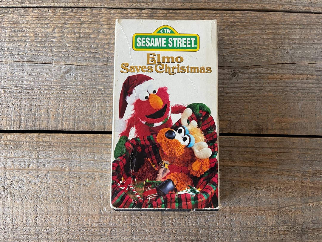 Elmo Saves Christmas VHS // Sesame Street 1996 // Featuring Lightning ...