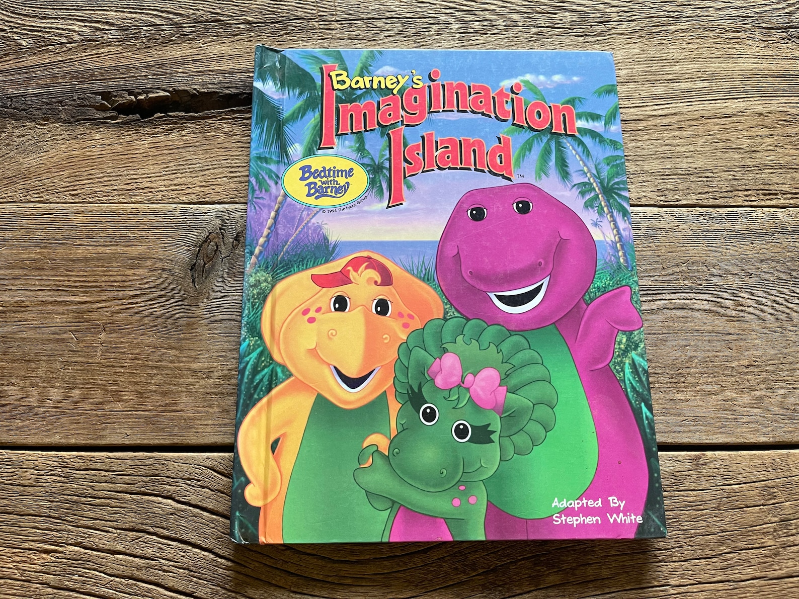 Barney's Imagination Island Book // 1994 // Large - Etsy