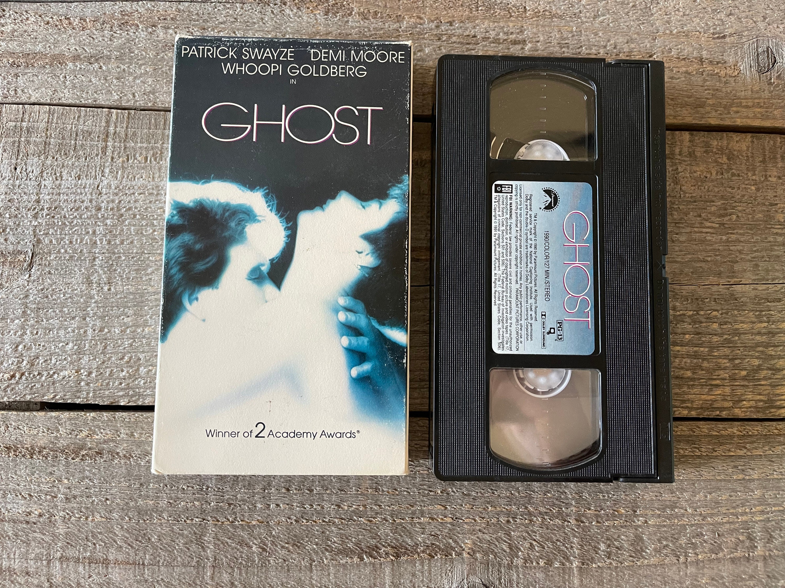 Ghost VHS Movie // Patrick Swayze Demi Moore Whoopi Goldberg - Etsy