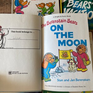 Berenstain Bears Books // You Choose // Bright and Early Books for ...