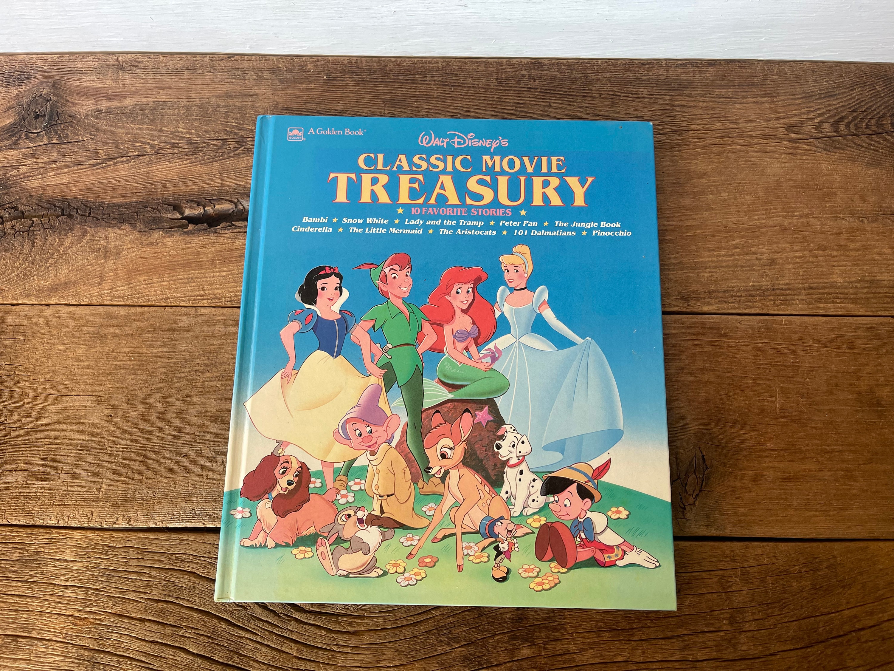 Walt Disney's Classic Movie Treasury // A Golden Book // 1991 Large ...