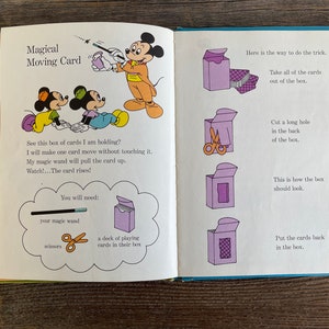 The Mickey Mouse Magic Book // Disney's Wonderful World of | Etsy