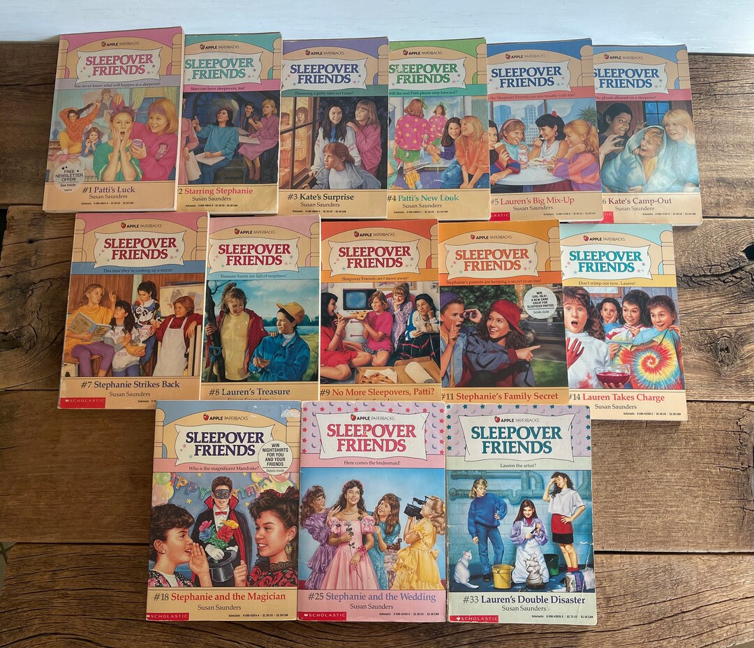 Sleepover Friends // You Choose // Vintage Apple Paperbacks Books ...