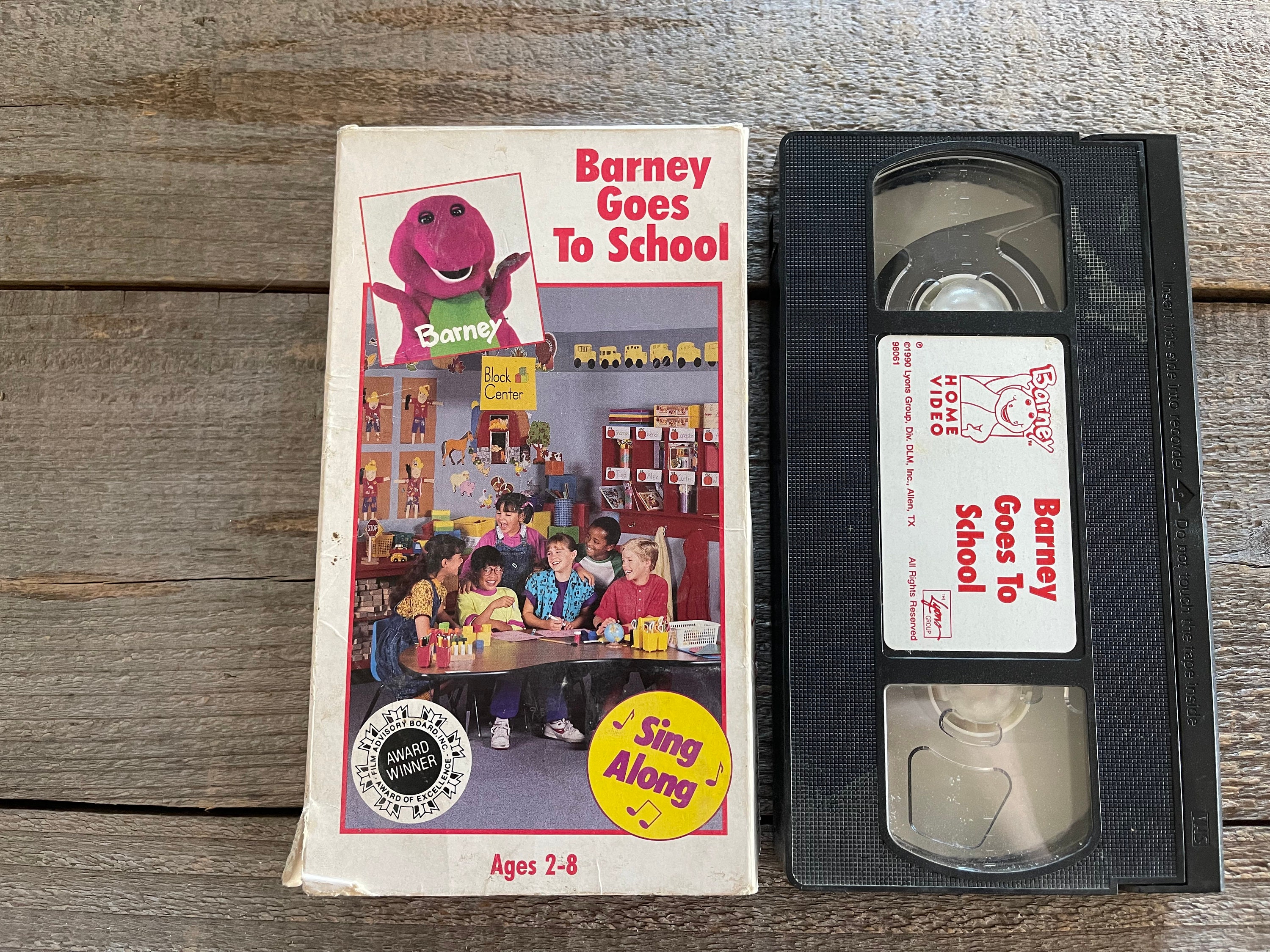 Vintage Barney VHS Movies // You Choose // Barney Goes to School or ...