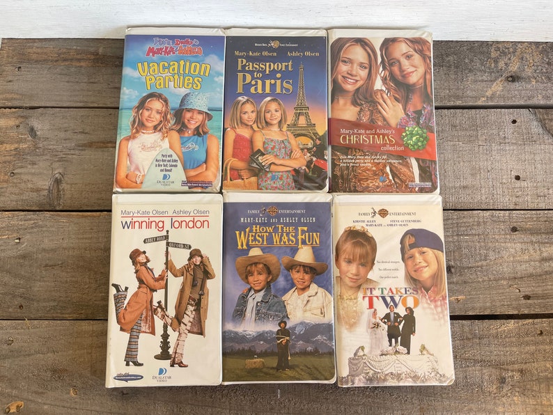 Mary-kate & Ashley Olsen VHS Movies // You Choose// Billboard Dad, It ...