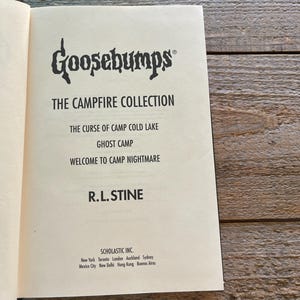 Goosebumps: the Campfire Collection // R.L. Stine // 2003 Hardcover ...