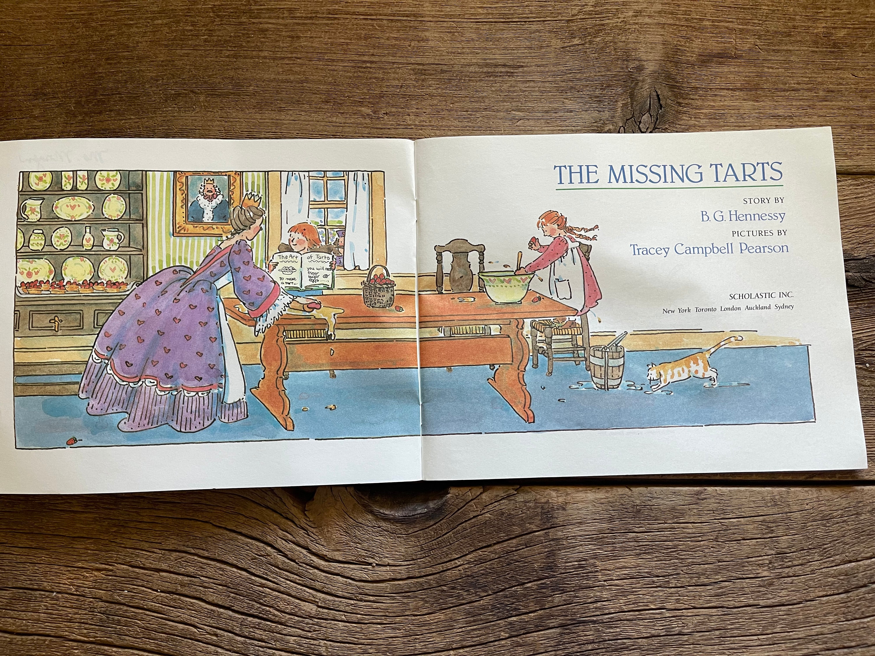The Missing Tarts // B. G. Hennessy // Vintage Book and Cassette Tape Set // Scholastic // Hello ...