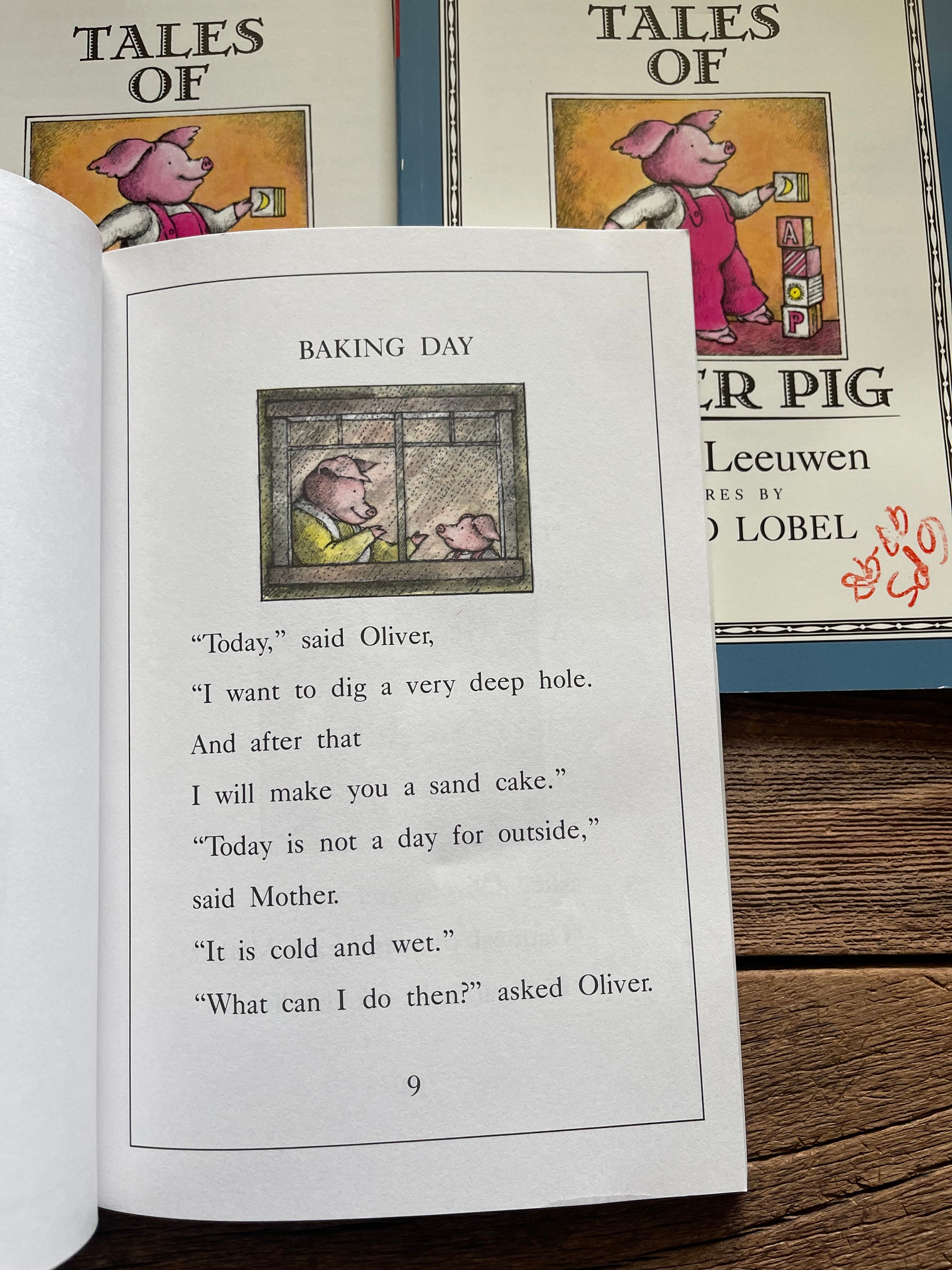 Tales of Oliver Pig // Jean Van Leeuwen // Arnold Lobel // - Etsy