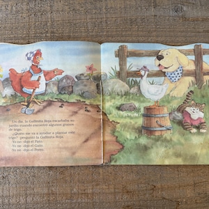 La Gallinita Roja // the Little Red Hen // Scholastic Book and Cassette ...
