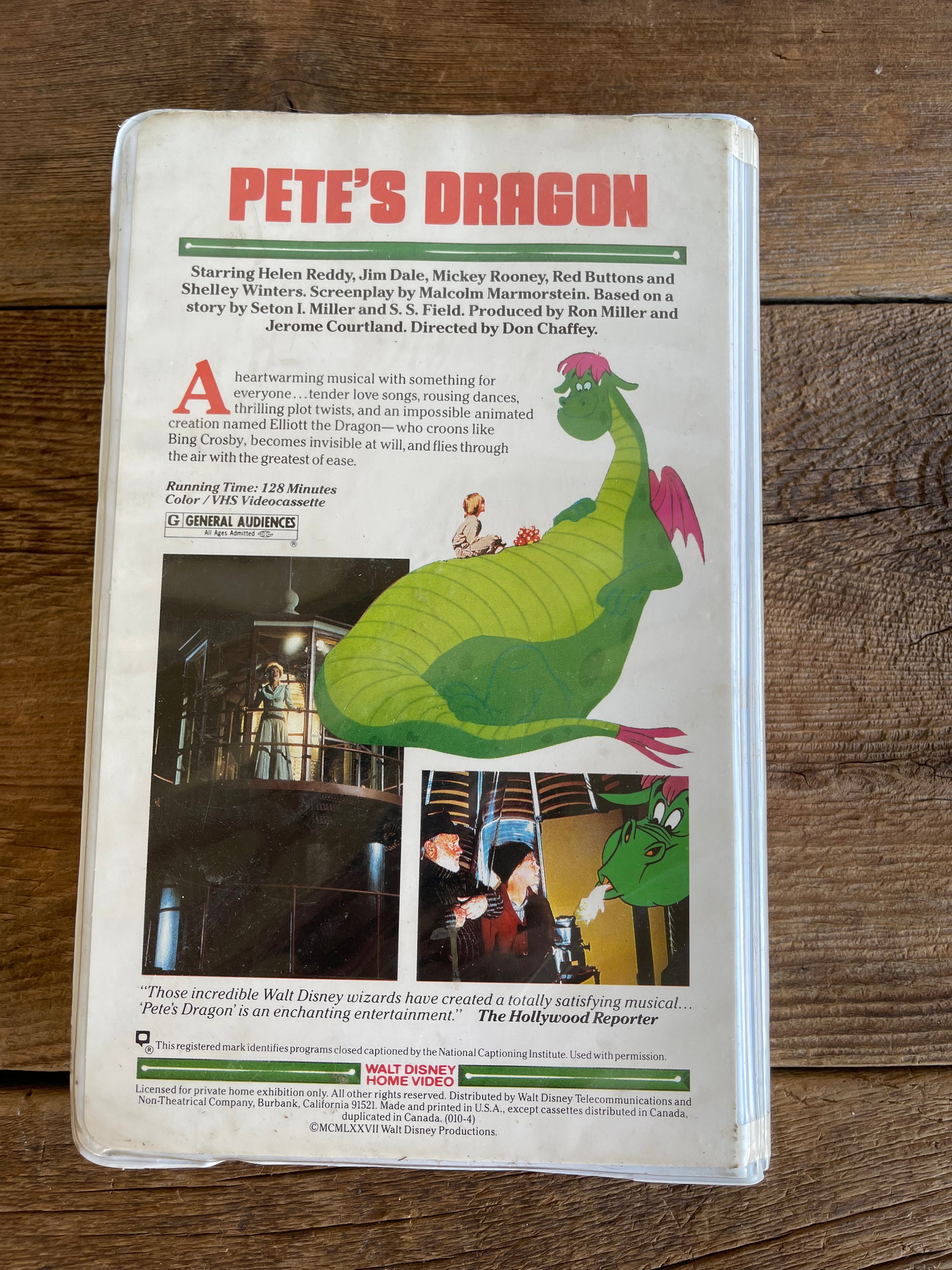 Pete's Dragon // Vintage Walt Disney VHS Tape - Etsy