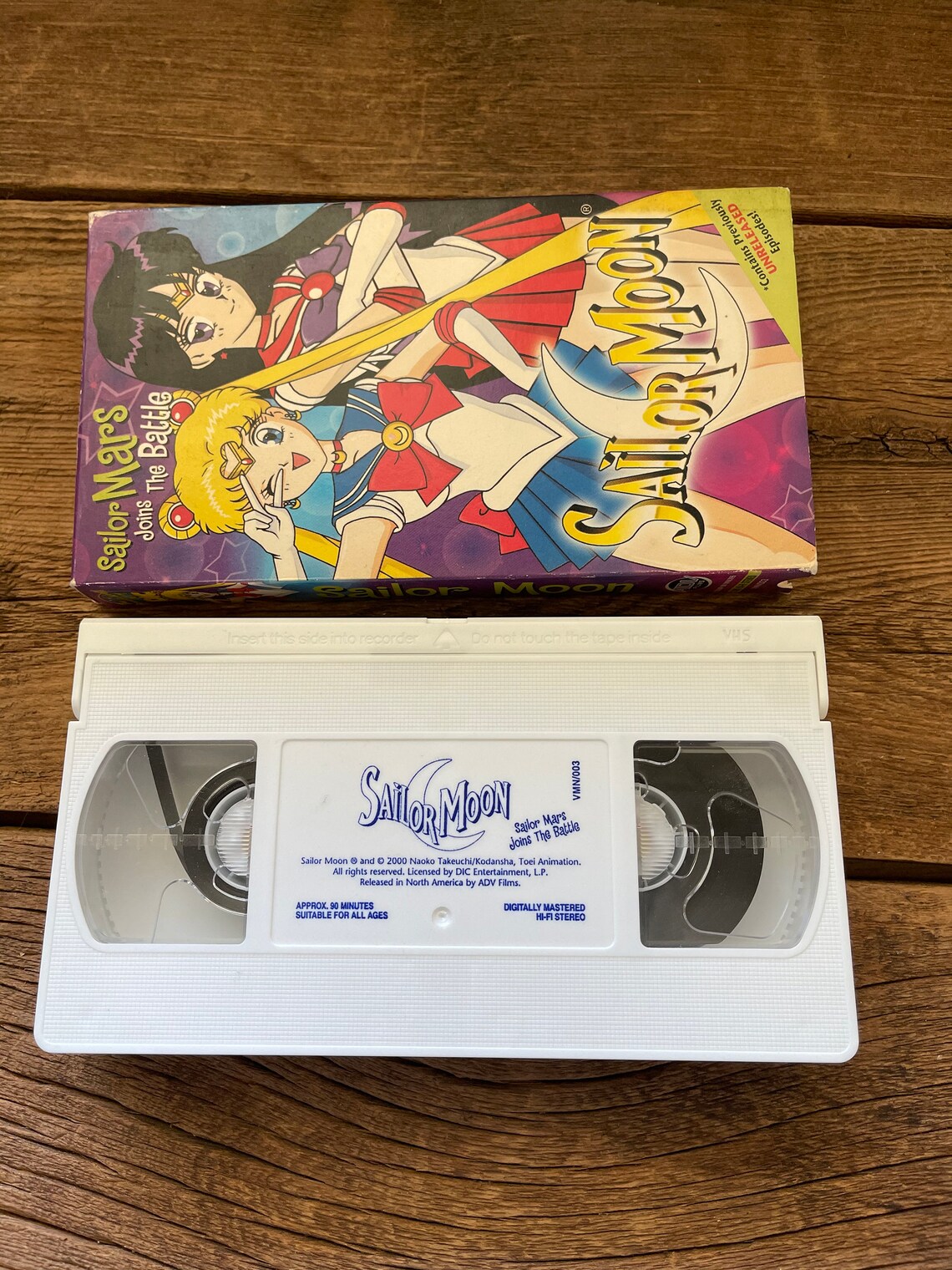 Vintage Sailor Moon VHS // Sailor Mars Joins the Battle - Etsy
