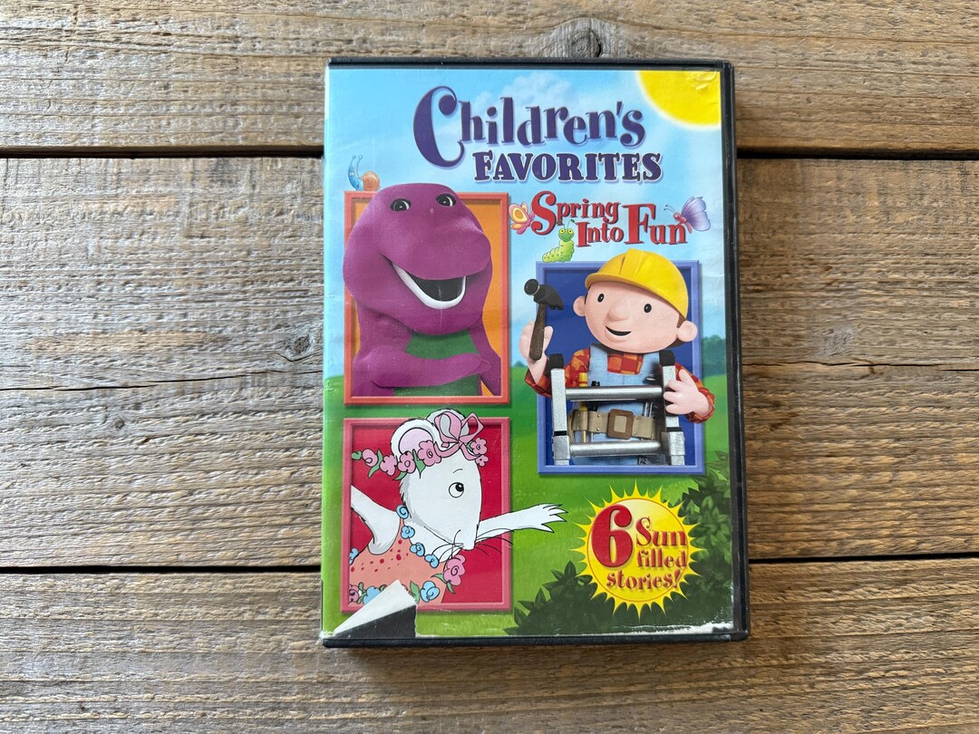 Children's Favorites DVD: Spring Into Fun // Barney, Wishbone, Angelina ...