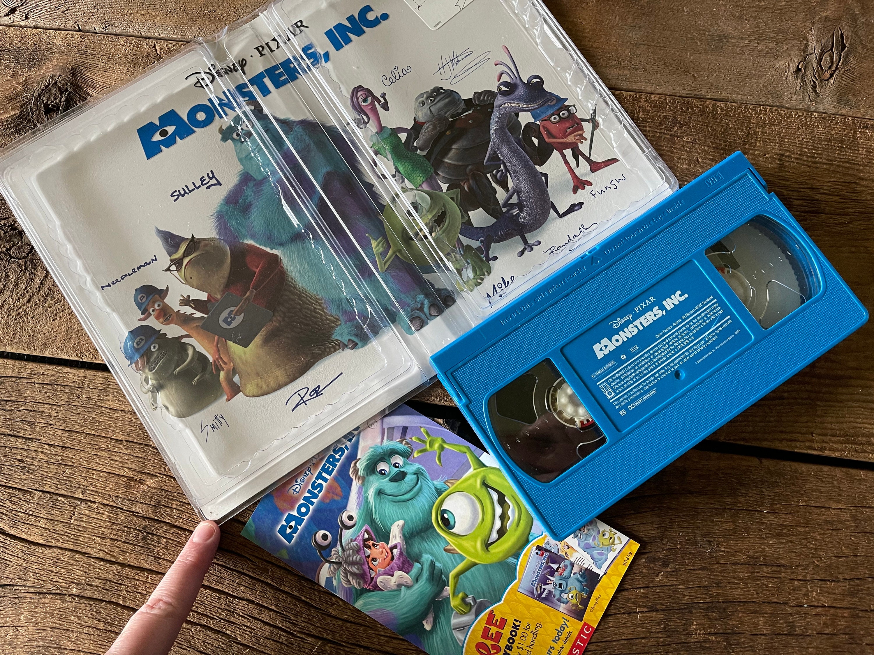 Monster's Inc. Vintage VHS Movie // Pixar - Etsy Ireland