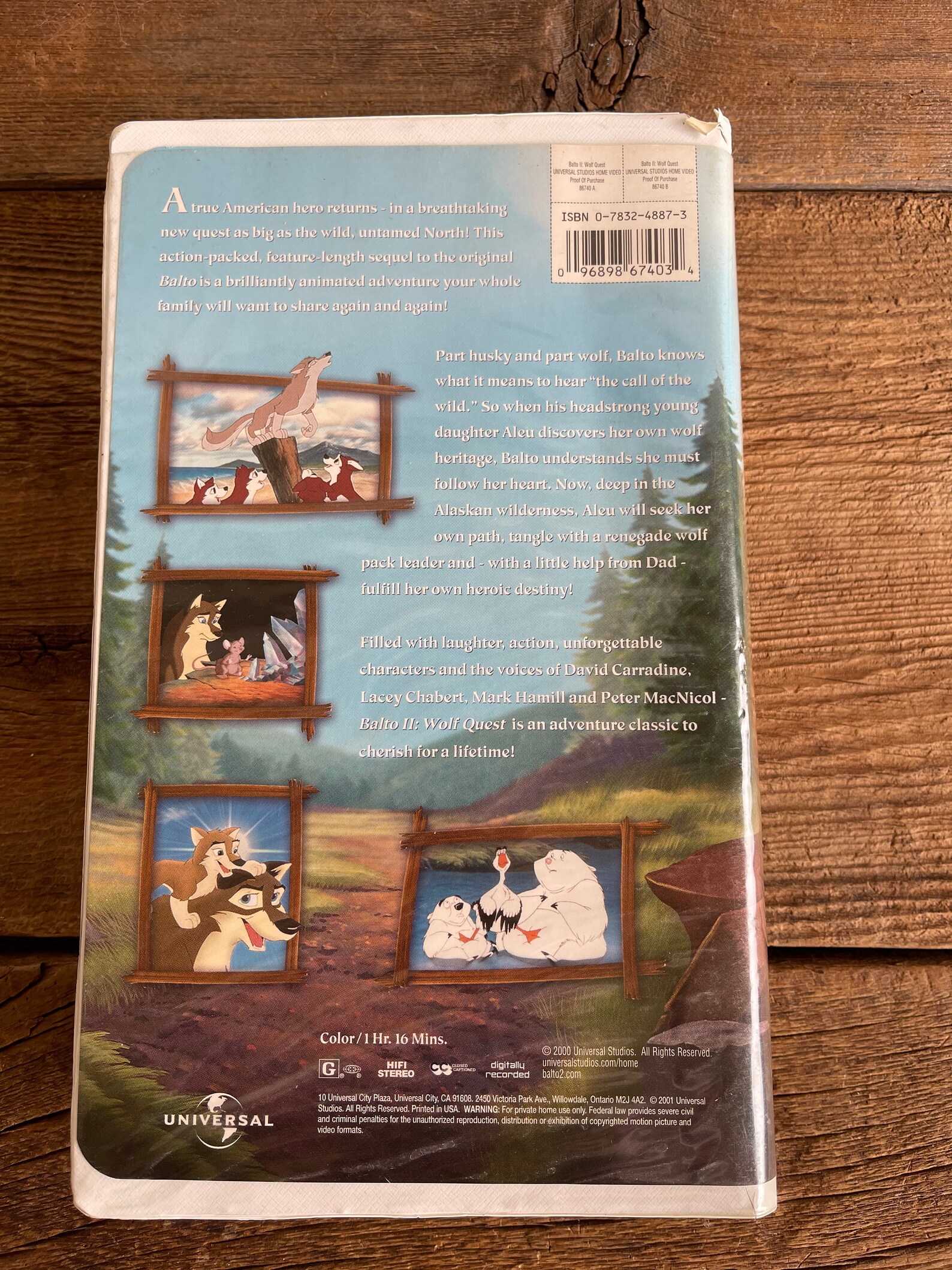 Vintage VHS Movie, Balto II: Wolf Quest - Etsy
