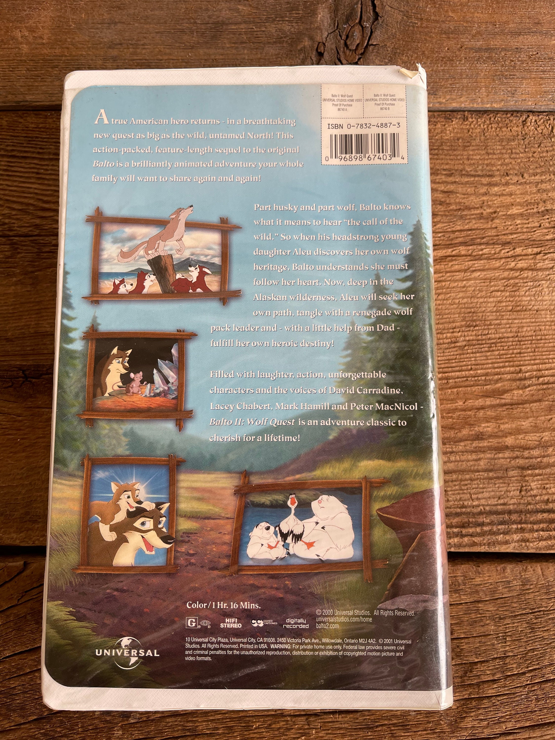 Vintage VHS Movie Balto II: Wolf Quest - Etsy